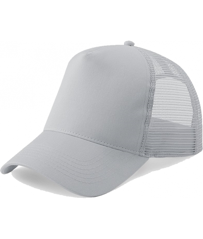 Plain Trucker Cap Grey